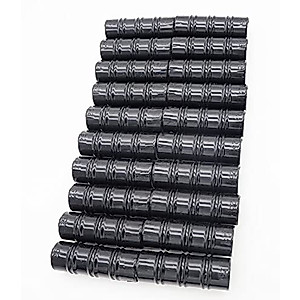 Alphami 20pcs Black 25mm Snap-on Clips Garden Construction Pipe Clips Farm Plastic Clips Greenhouse Film Clips