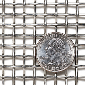 Stainless Seel Parts Cleaning Basket, 9-1/2" Diameter x 12" H, Fits 5 gal Bucket (Bucket Included), AnySizeBasket DND-095RND120-C04S-B, 304 Stainless Steel Dip-And-Drain Mesh Basket, Swinging Loop Handle,