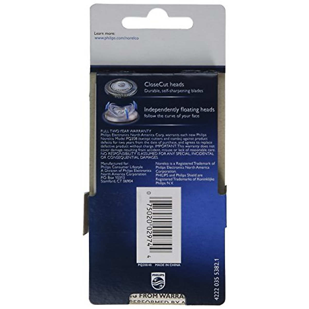 Philips Norelco PQ208/40 Travel Electric Razor