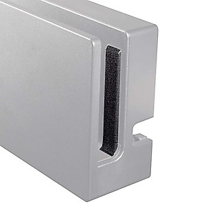 eXtremeRate Fixing Anti-Scratch Skin Sticker Set for Nintendo Switch Dock Scratch Screen Problem - Black