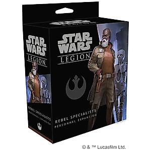 Atomic Mass Games Star Wars: Legion Rebel Specialists Personnel Expansion - Tabletop Miniatures Game, Strategy Game for Kids and Adults, Ages 14+, 2 Players, 3 Hour Playtime, Made