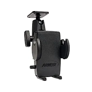 ARKON Mounts Drill-Base Mega Grip Phone Mount | Universal Phone Fit | 360° Adjustable Angle | Flat Surface AMPS Mounting | Compatible with iPhone, Galaxy, Note, Pixel, and More | SM4RM2XMAMPS