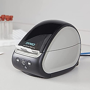 DYMO LabelWriter 550 Turbo Direct Thermal Label Printer, USB and LAN Connectivity Monochrome Label Maker - Print up to 90 Labels Per Minute, 300 dpi, Auto Label Recognition