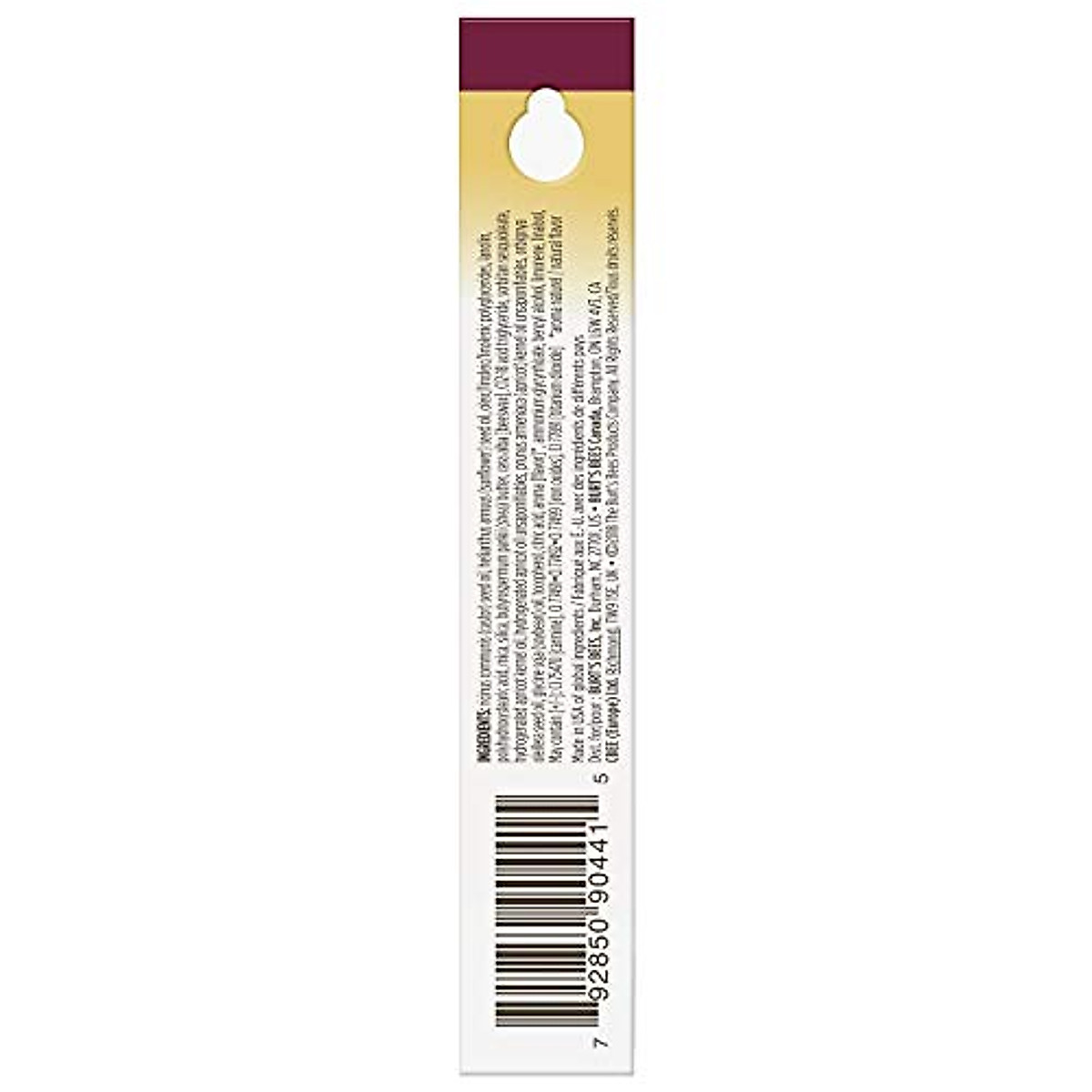 Burt's Bees 100% Natural Glossy Liquid Lipstick, Wine Waters, 1 Tube