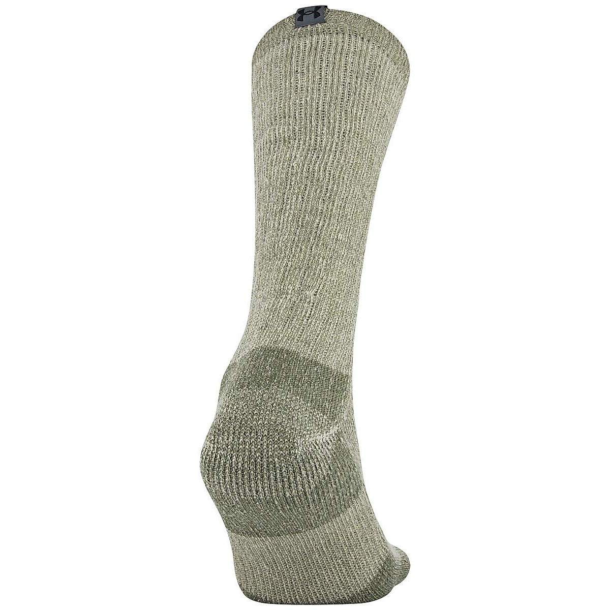 Under Armour Adult Hitch Coldgear Boot Socks, 2-Pairs , Khaki Base/Marine Od Green , Large