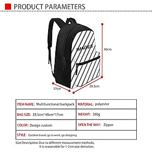 Doojoayie Kids’ Backpack for Girls, Boys, Teens, American Flag Deer School Bag,Cute Bookbag,Ideal for Everyday Use, Travel