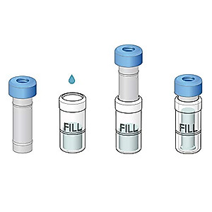 GVS Filter Technology, Separa Syringeless Filter Vial, NY Membrane, 0.2µm, 100/pk