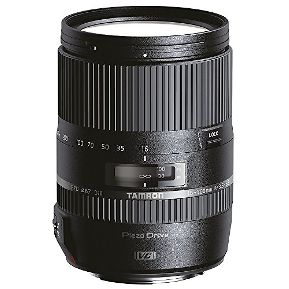 Tamron 16-300mm f/3.5-6.3 Di II VC PZD Macro Lens for Canon Camera (Model B016E) - International Version (No Warranty)