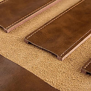 PU Leather Roll Bag Carry Case, Portable with Five Slots, Professional Chef Bag for Cooking Accessories, Cooking Kitchen Tools Gift Kitchen