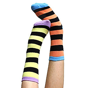 Set of 3 Kooky Stripes Ankle Socks, size 10-110