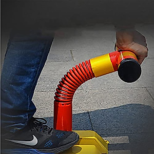 WANGXUEJ Parking Locks Parking Piles with Spring, Foldable Parking Barriers, Parking Barriers Park Pile Bollard, Parking Space Lock, Manual Parking Blocker