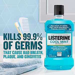 Listerine Antiseptic Mouthwash, Cool Mint, 1.5 L