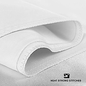 ShopBedding Satin Pillowcase for Hair and Skin Silk Pillowcases - 2 Pack, Luxury Satin Pillowcases with Zipper Closure, Satin Pillow Case Cover, Standard Satin Silk Pillowcase for Hair & Skin, White