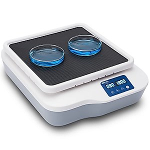 ONiLAB Digital Orbital Shaker Adjustable Speed 40-200RPM,Capacity 2KGS, Orbital Rotator Shaker with Continuous Mode(Set time to Zero) or Timer Mode, LCD Display Speed and time, Labs and Classrooms