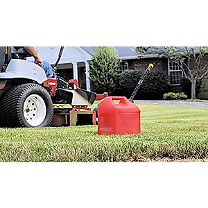 EZ-POUR B00YP3YTXM Gas Can Replacement Spout – Multi Use Deluxe Gas Can 1, 2, 5 Gallon Hi-Flo System with Extension, Gas Can Nozzle, Flexible Gas Can Spout for Jerry can