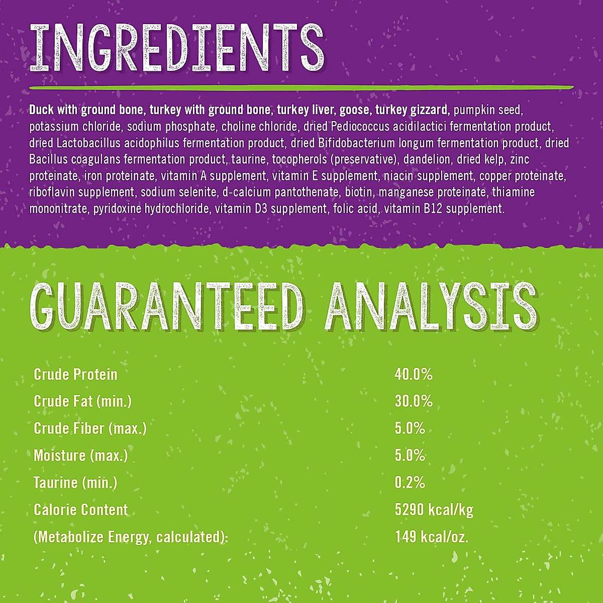 Stella & Chewy's Freeze-Dried Raw Cat Dinner Morsels – Grain Free, Protein Rich Cat & Kitten Food – Duck Duck Goose Recipe – 8 oz Bag