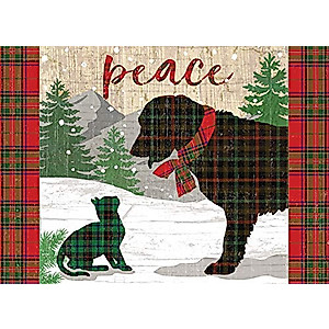 Lux Press Group LPG PERFORMING ARTS BOXED CHRISTMAS CARD SET Peace Set of 18 cards with full color inside designs/18 envelopes (1 design per box)