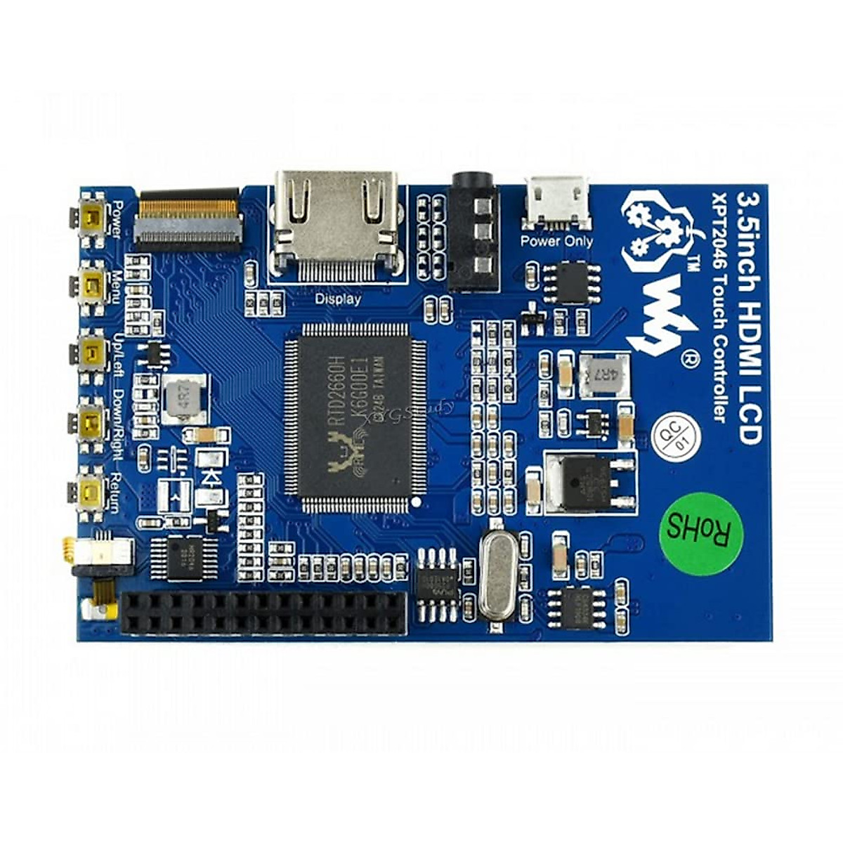 3.5inch Resistive Touch LCD HDMI Interface IPS Screen Display Resolution 480x320 for Raspberry Pi 4 3 2 Model B B+ A+ Raspbian Video Photo Supports Windows 11/10 / 8.1/8 / 7 @XYGStudy