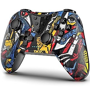 FaSonyke Wireless Switch Pro Controller for Nintendo Switch Controller/Lite/OLED, for Windows PC Wireless Gamepad Joystick with Programmable/Motion Control/Vibration/Turbo/Wakeup Function