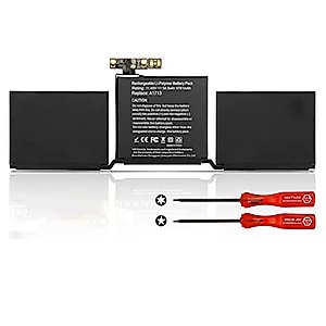 HBFVG A1713 Laptop Battery Replacement for MacBook Pro 13" A1708 Late 2016 Mid 2017 EMC 2978 3164 MPXQ2LL/A MLL42B/A MLL42LL/A MLL42Y/A MLUQ2LL/A MPXQ2B/A MLL42FN/A MPXQ2D/A MPXQ2FN/A(11.4V 54.5Wh)