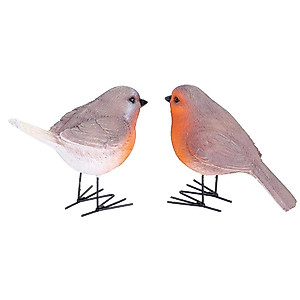 Fishlor Decor Birds Resin Bird, Bird Decor, Decorative Birds Resin Birds, Simulation for Balcony for Garden