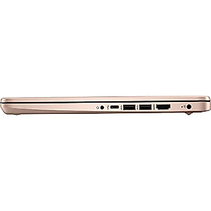 HP Stream 14inch HD Display, Intel Celeron Dual-Core Processor, 16GB DDR4 Memory, 128GB Storage (64GB eMMC+64GB Card),WiFi,Webcam,Bluetooth, Windows 11 S, Rose Gold (Renewed)