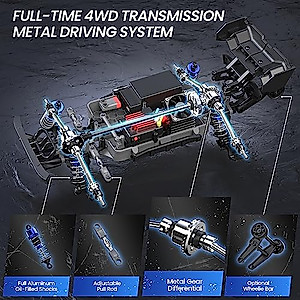 DEERC Extreme Brushless Racing Truck for Adults & Quality RC Car for Beginners and Kids