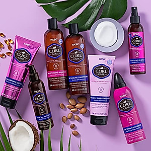 HASK CURL CARE Intensive Deep Conditioner Treatments for curly hair- vegan formula, cruelty free, color safe, gluten-free, sulfate-free, paraben-free - Pack of 2