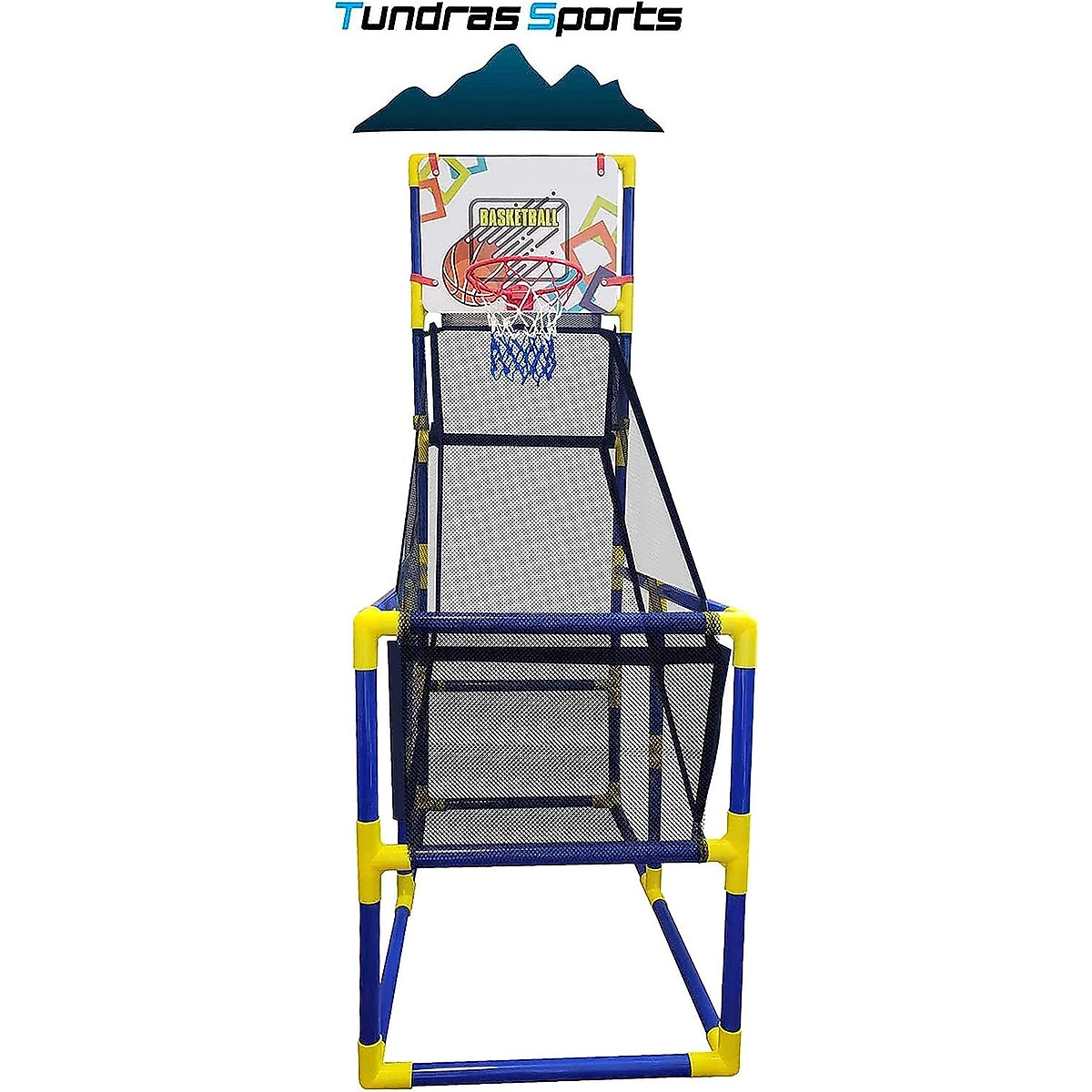 Kids Basketball Hoop Arcade Game, with 4 Balls Air Pump - Indoor Toy Basketball Shooting System - Fun for All Ages - Toys Sports for Boys and Girls
