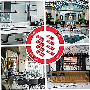 NOLITOY 40 Pcs Christmas Cutlery Bag Cutlery Bags Mini Bottles Cover Cutter Fork Bag Xmas Tableware Bag Tableware Pocket Xmas Theme Cutlery Bag Dining Table Accessories Non-woven Fabric