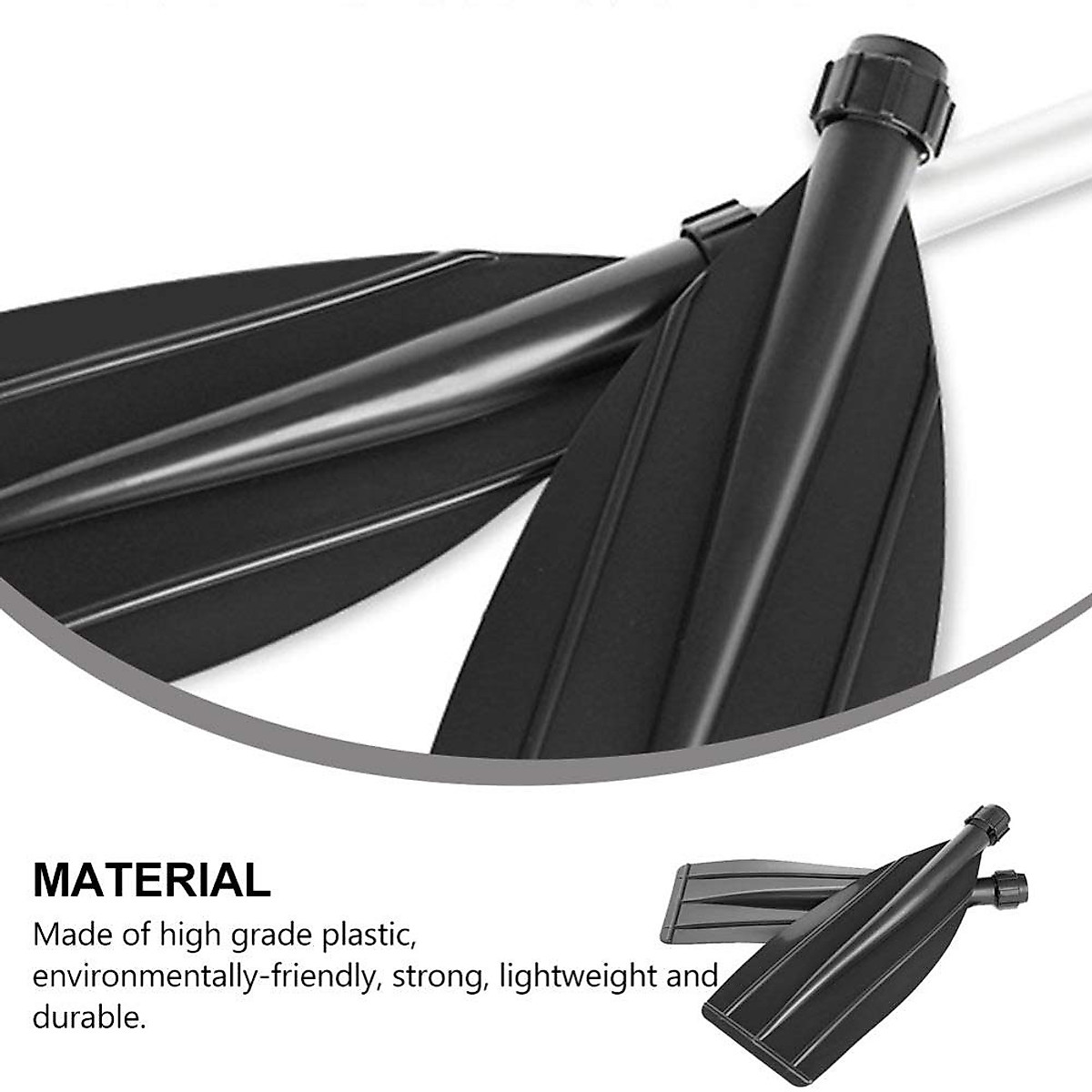 BESPORTBLE 2pcs Lightweight Kayak Canoe Boat Paddle Leaf Oar Replacement Accessories Oar Blades