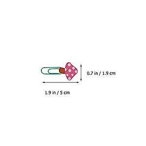 Toyvian Fun Frog Paper Clips, Creative Animal Shape, Small Paper Clips Bookmarks, Cute Paper Clips Frog Mushroom Paper Clips, Funny Desk Accessories Decor, Markers for Office Supplies 5 Pieces