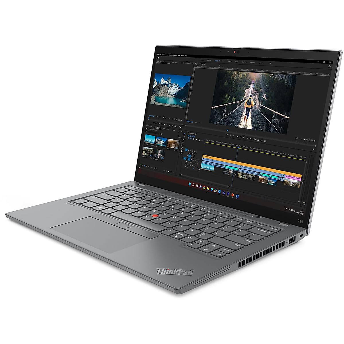 Lenovo ThinkPad T14 Gen 4 21HD0028US 14" Notebook - WUXGA - 1920 x 1200 - Intel Core i5 13th Gen i5-1335U Deca-core (10 Core) - 16 GB Total RAM - 16 GB On-Board Memory - 512 GB SSD - Storm Gray
