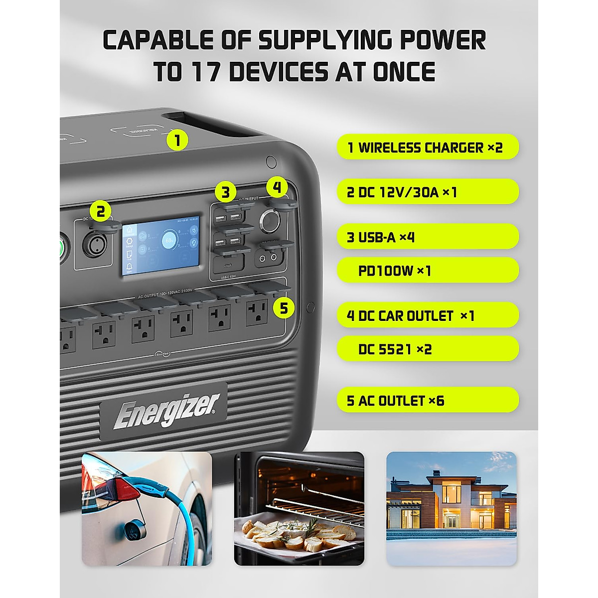 Energizer Portable Power Station (PPS2000)