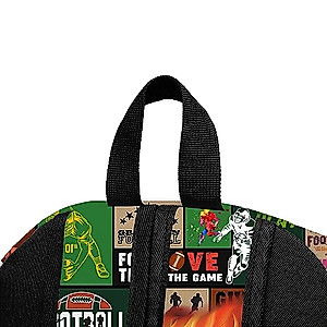 Rovozar Football Backpack 17 Inch Sport Laptop Backpack For Adult Men Large Football Bags for Travel Hiking Camping Daypack