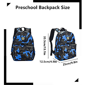 Camo-Printing Kids Toddler Backpack for Girls Boys Pre-K Backpacks Mini Baby Kindergarten School Bookbag Lightweight Preschool Satchel