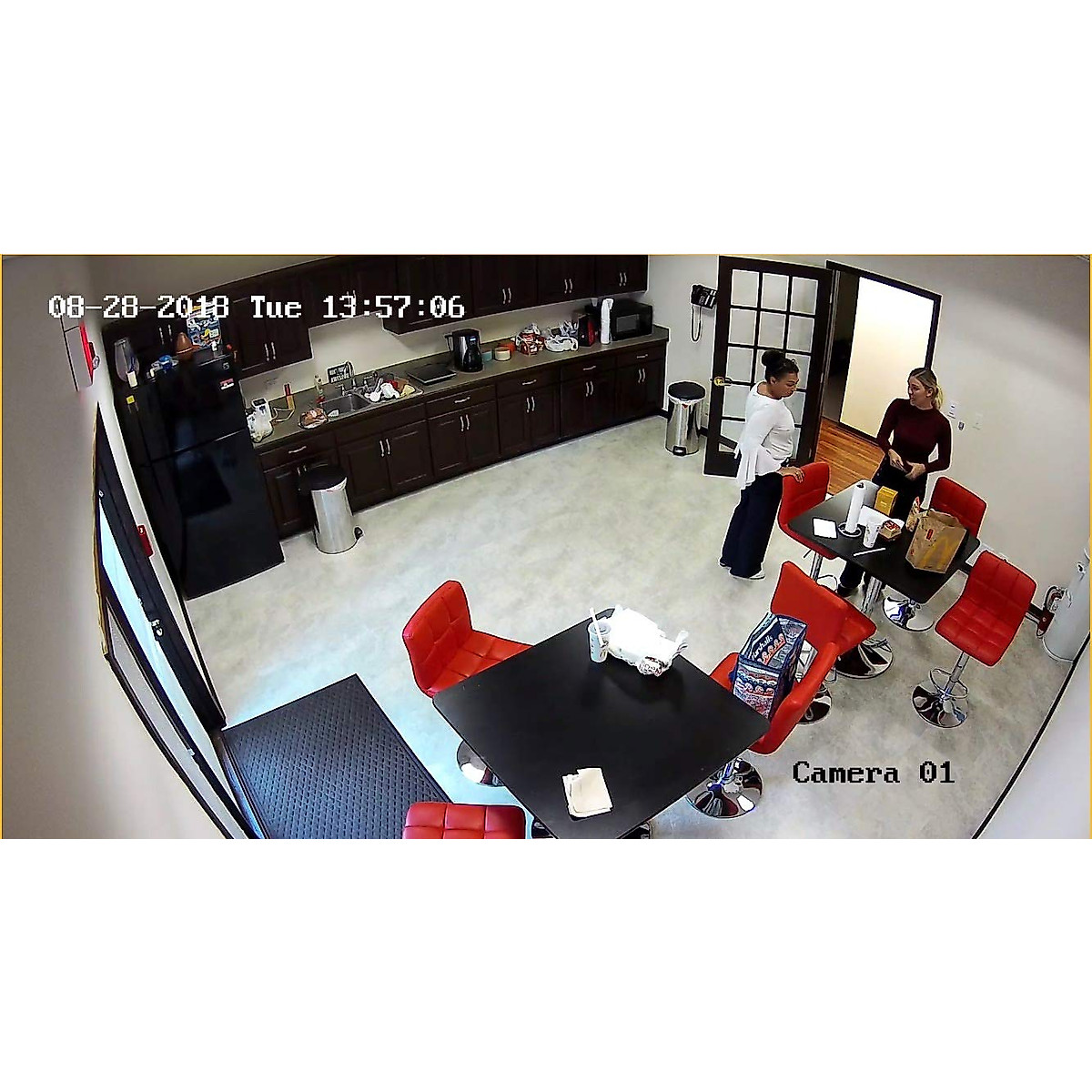 4MP PoE Security IP Camera - Built in Microphone Mini Dome Indoor and Outdoor 2.8mm Lens SD Card Slot Audio Alarm in and Out Compatible with Hikvision DS-2CD2543G2-IS English Version