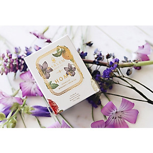 Harlem Candle Company Home Luxury Candle, 11 oz White Glass Jar, Double Wick, Soy Wax, Gift Box, Bergamot, Jasmine, Sandalwood, Mandarin Orange and Green Tea Leaves,80 Hour Burn