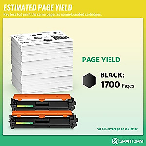 S SMARTOMNI 30A CF230A Toner Cartridge Compatible Replacement for HP 30A CF230A 30X CF230X Black Toner Use for HP Pro M203d M203dn M203dw MFP M227fdn M227fdw M227sdn (2 Pack)