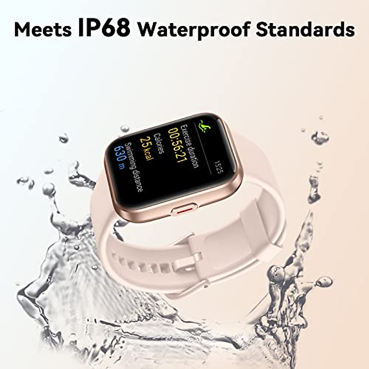 Smart Watch for Women (Answer/Make Call), Fitness Tracker with Heart Rate Blood Oxygen Sleep Monitor, 1.7" Touch Screen Smart Watch for Android iPhone iOS with Alexa Built-in, IP68 Waterproof