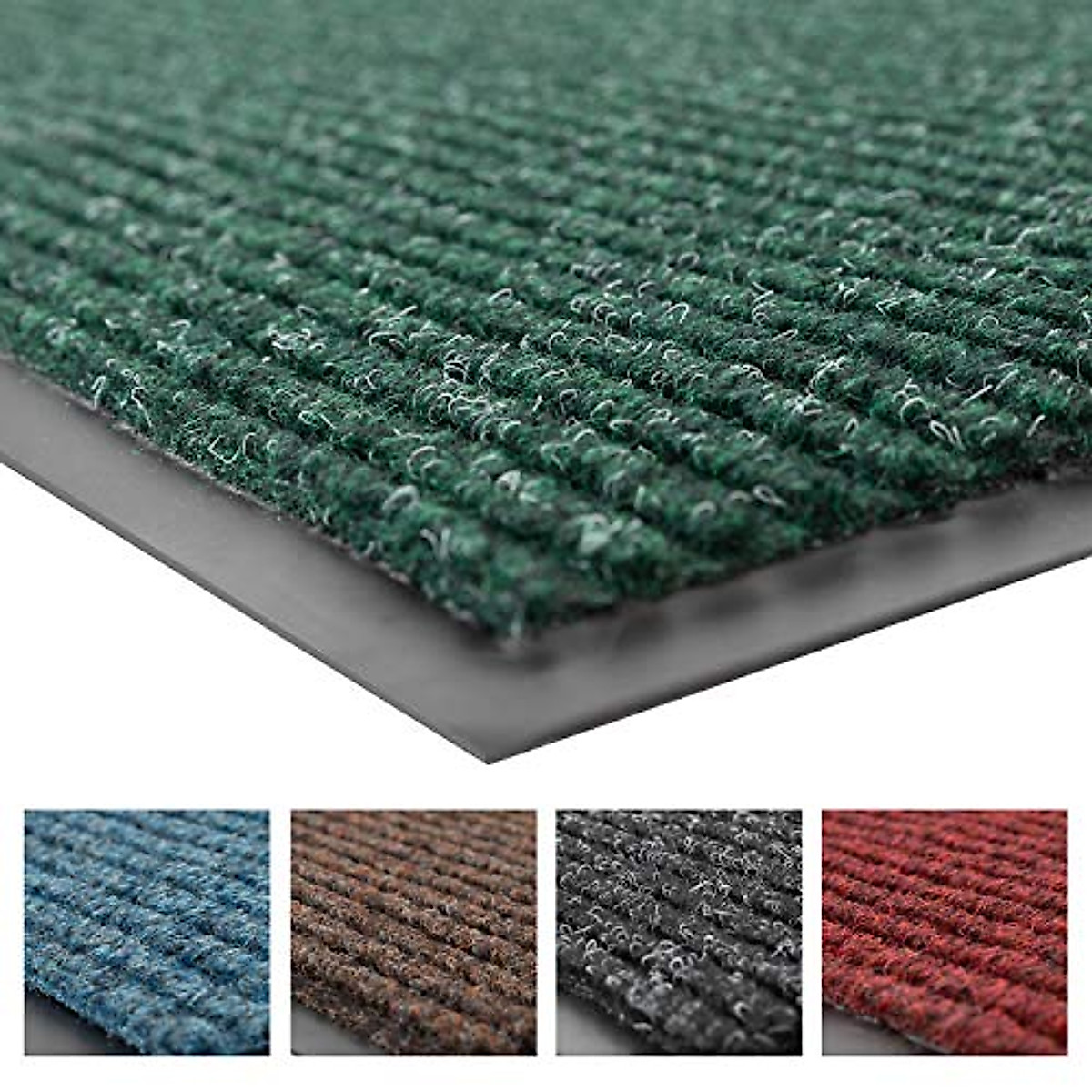 Notrax - 109S0048GN 109 Brush Step Entrance Mat, for Home or Office, 4' X 8' Hunter Green
