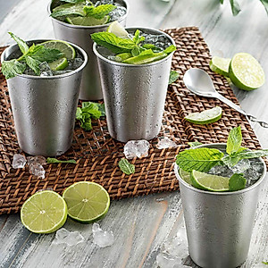 Hoshen 2Pcs Stainless Steel Cone Cup, Beverage Cup, 16 Ounces Capacity, Suitable for Bars, Houses, Picnics