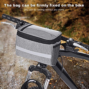 ycle Handlebar Bag ycle Frame Phone Pouch Bike Front Tube Saddle Bag With Reflective Stripe For Mountain Bike Cycling Basket Storage Pack Accessories