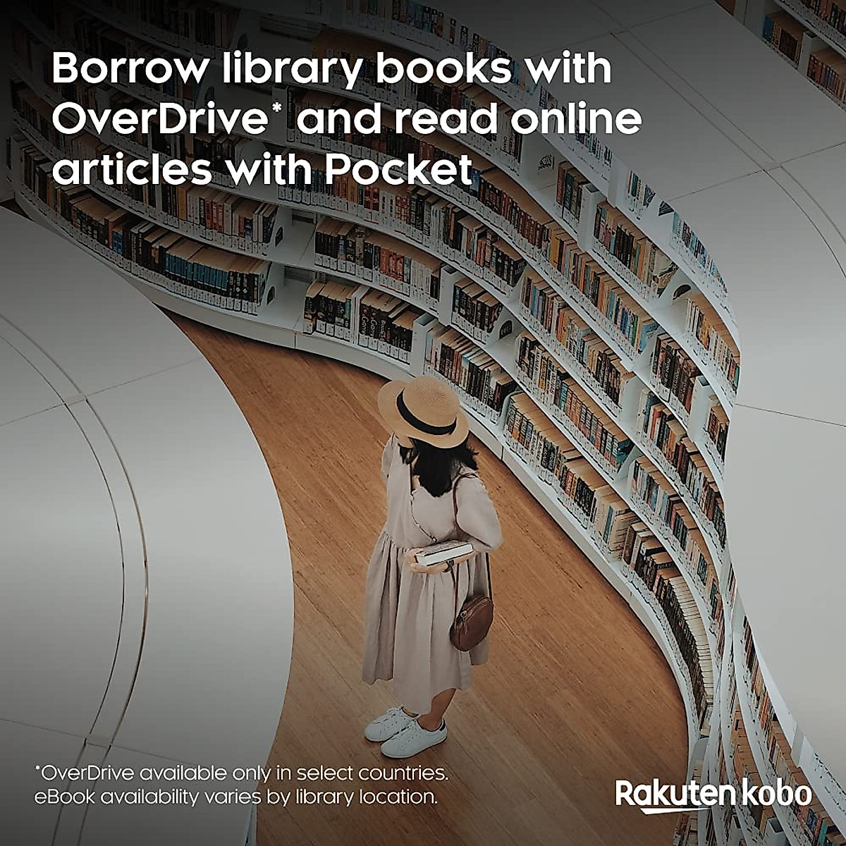 Kobo Nia | eReader | 6” Glare Free Touchscreen | Adjustable Brightness | Thin & Light | eBooks | WiFi | 8GB of Storage | Carta E Ink Technology | Black