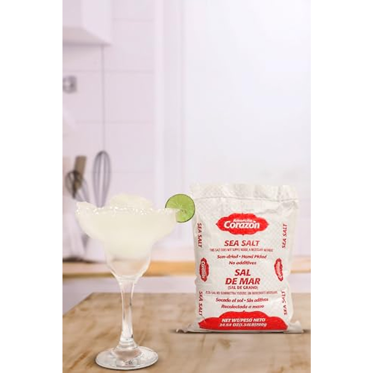 Amorcito Corazón - Coarse Sea Salt, Natural Salt From México - 700gr (2 pack)