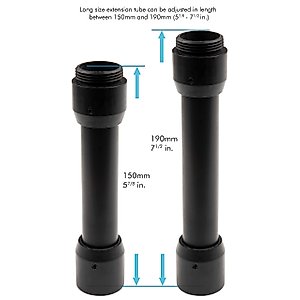 Flight Stick Grip Extension Kit Configuration #7 Compatible with Thrustmaster Warthog, F-16C Viper HOTAS, F/A 18, VirPil, WinWing and Moza AB9 Flight Sticks And Bases