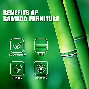 WTZ Corner Shelf, 5 Tier Bookshelf, 70.8 Inch Tall Bookcase, Open Ladder Book Case, Modern Bamboo Corner Storage Bookshelf Stand in Living Room, Bedroom, Office, Kitchen, Black