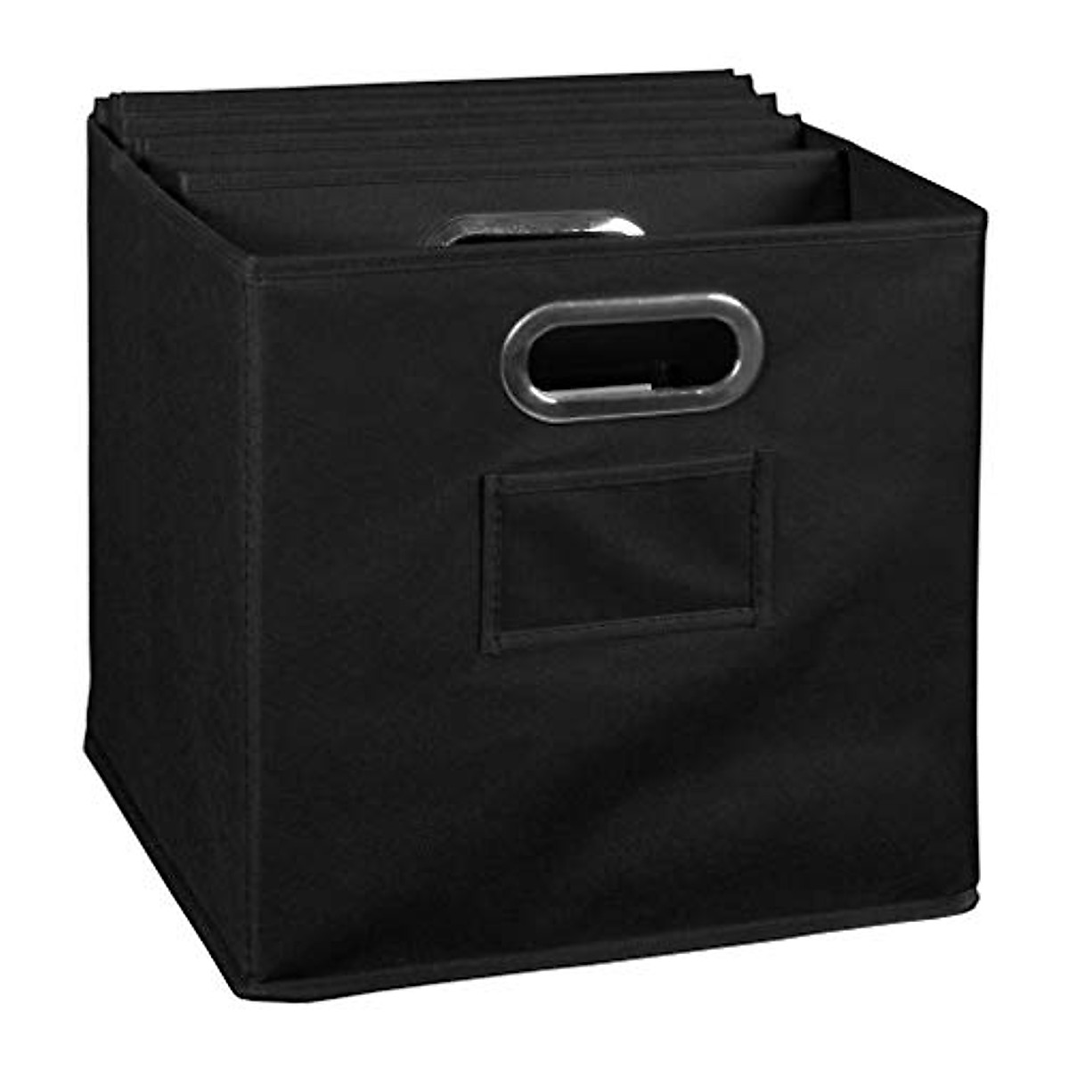 Niche Set of 6 Cubo Foldable Fabric Bins- Black