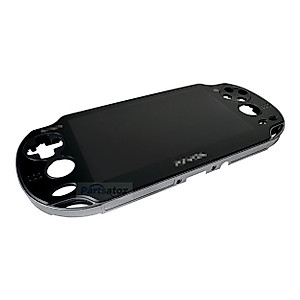 Rinbers® BLACK LCD Screen Display Touch Panel Glass Digitizer Assembly with Frame Combo Replacement for Playstation PS Vita PSV PCH-1001 PCH-1101