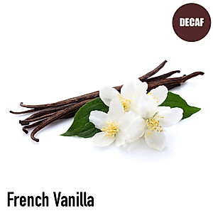 French Vanilla Flavored Decaf Coffee, Ground, Fresh Roasted, 16-ounce